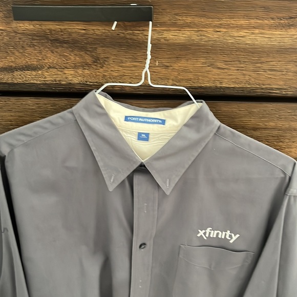 Shirts | Mens Long Sleeve Button Down Shirt With Xfinity Logo | Poshmark